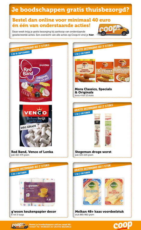 Coop Supermarkten - Folder aanbiedingen week 37 - Pagina 2-3